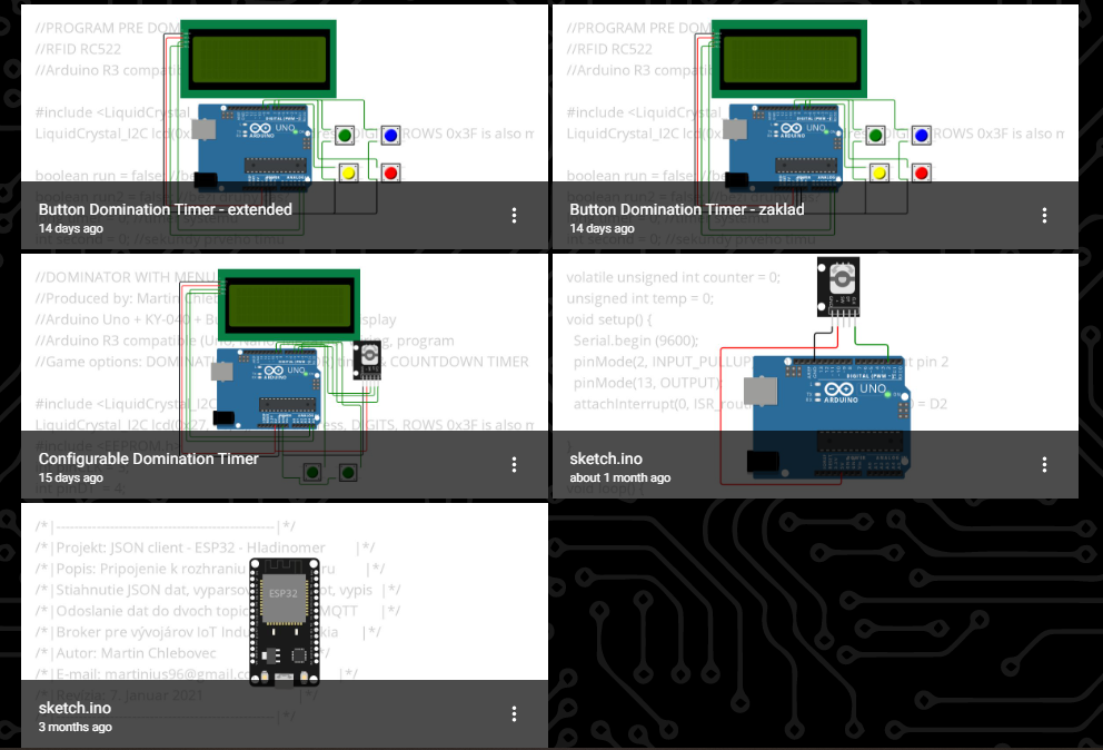 Wokwi - simulátor pre Arduino projekty :: Arduino-esp8266-esp32-projekty